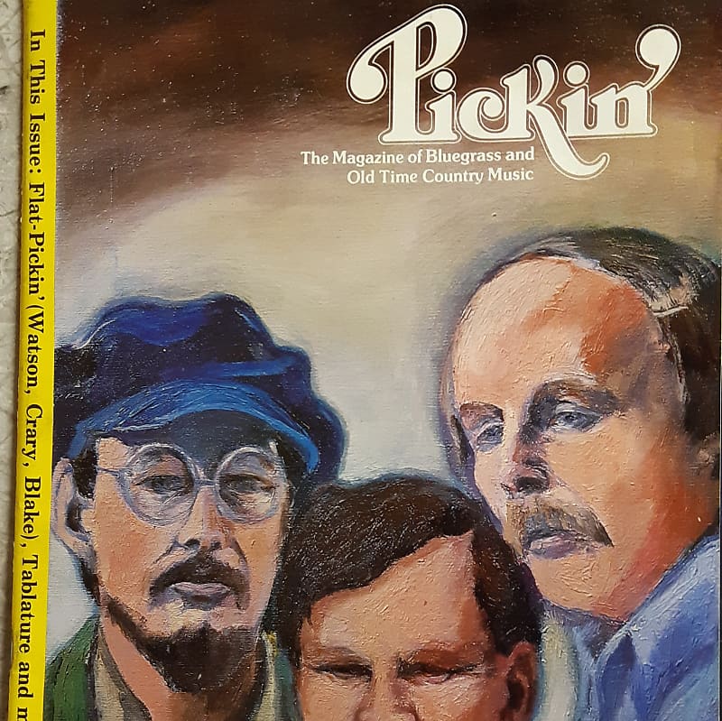 Pickin' Magazine February 1975- Doc Watson, Norman Blake, Dan | Reverb