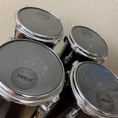 Tama Octobans 4 Piece Low Set w/Stilt Stand ca. 2008 - | Reverb