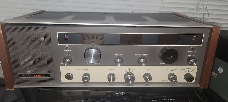 TRAM D201 Tube Powered High Power Citizen Band /receiver 70s | Reverb