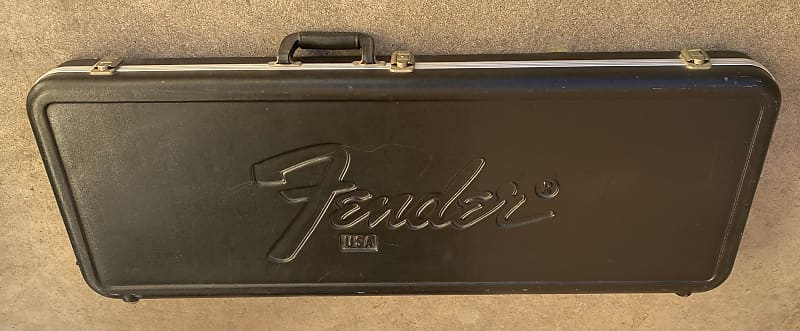 70's-80's Fender Logo Molded Hard Shell Case for Stratocaster | Reverb
