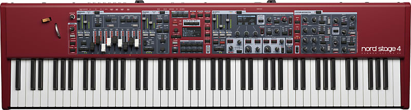 Nord Stage 4 88-Key Digital Stage Piano, Red | Reverb