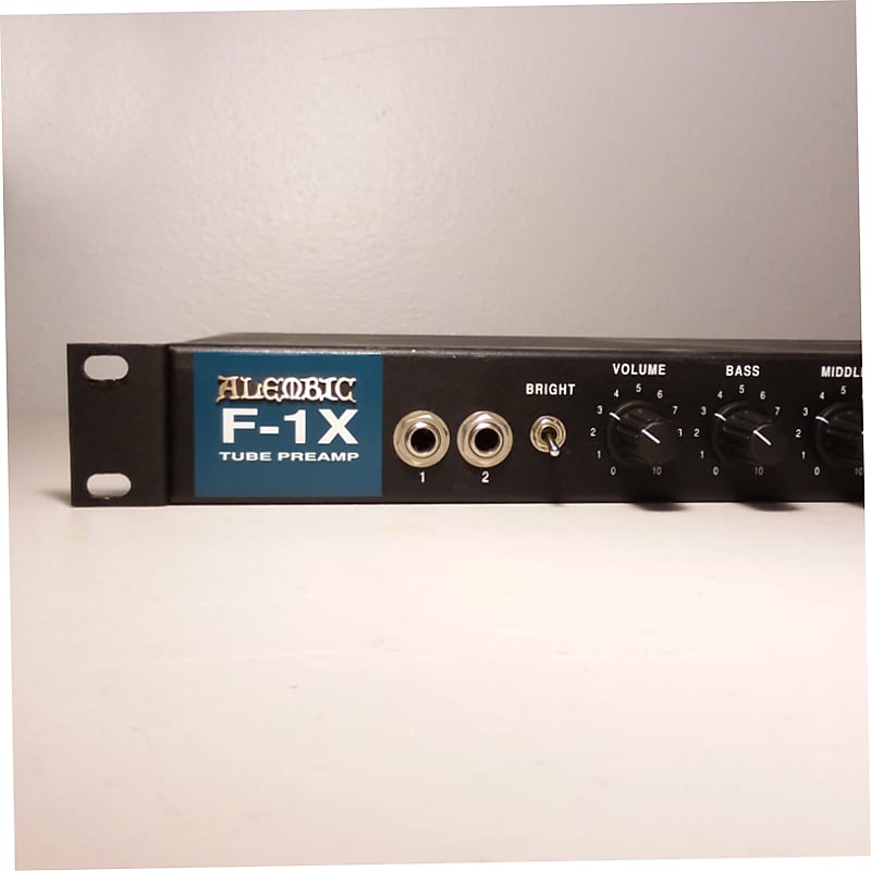 Alembic F-1X tube bass preamp rack DI direct box F1 X vintage | Reverb