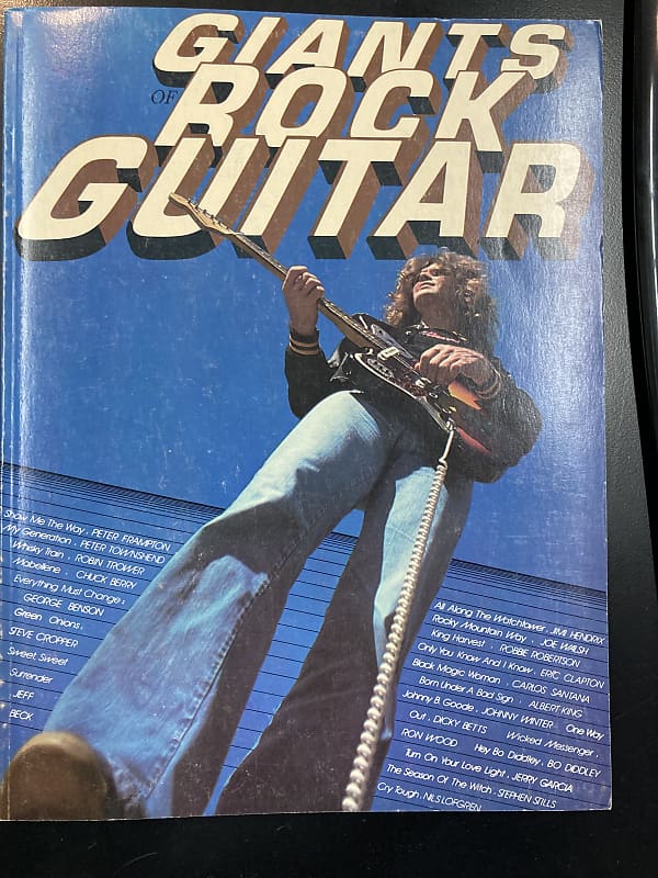 "Giants of Rock Guitar" Rare Song Book for Guitar | Reverb