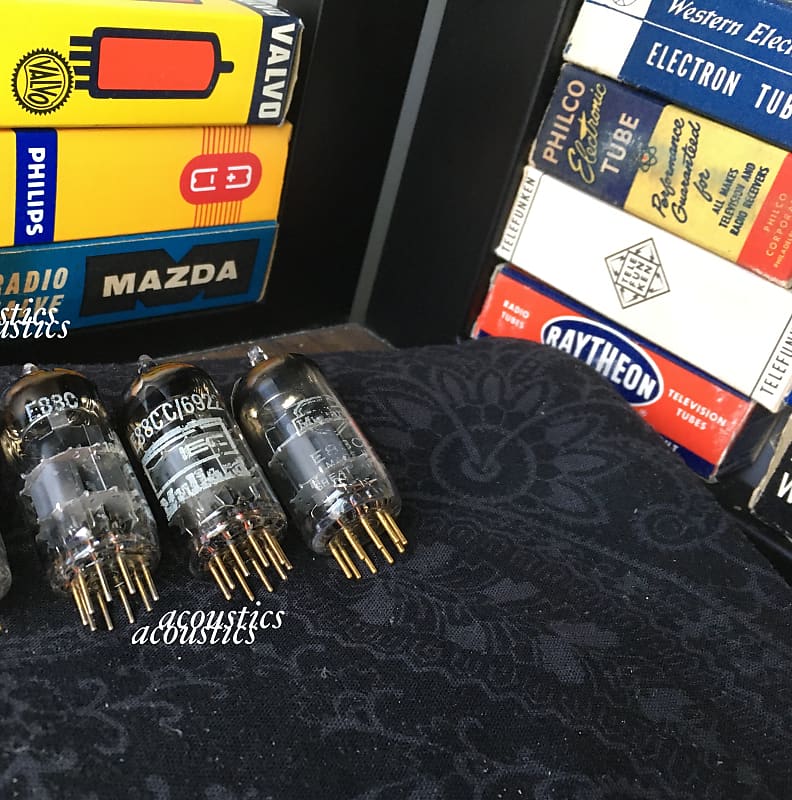 3 Mullard E88CC 6922 Tubes - HiFi Audio Rode K2 NTK AT-4060 + | Reverb