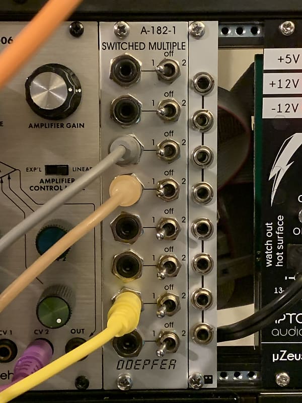 Doepfer A-182-1 SWITCHED MULTIPLE Eurorack Routing Muting | Reverb