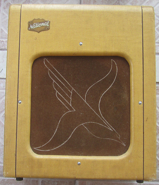 National/Valco tube amplifier 1951 Vintage Amber | Reverb