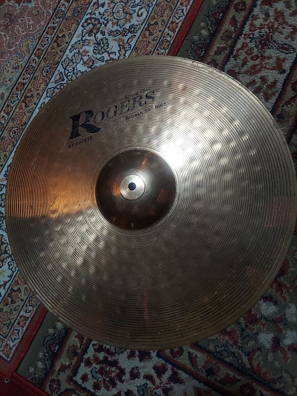 Rogers 20" Bronze ride by Paiste 80s or 90s - Bronze | Reverb