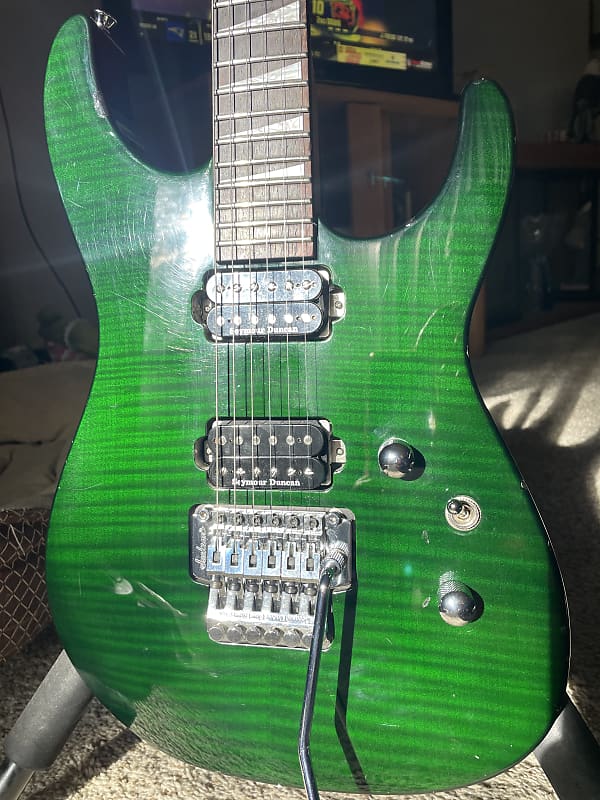 Jackson DR3 2001-2006 Trans Green w/Seymour Duncan’s PUPS | Reverb