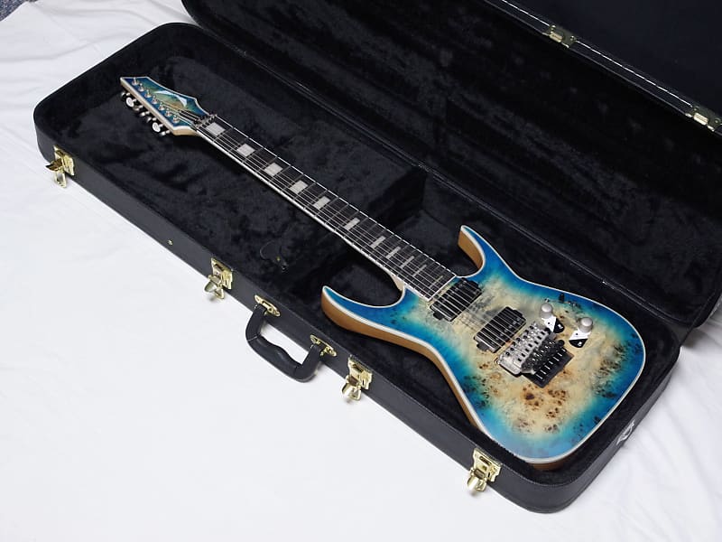 DEAN Exile Select Floyd 7-string Burl electric GUITAR Satin | Reverb