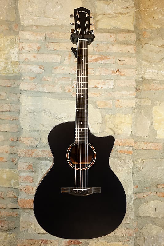 EASTMAN AC122-2CE CD Cedar - Black - Grand Auditorium | Reverb Canada