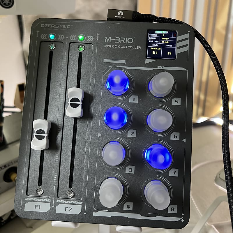 Deersync M-BRIO Multi-Platform Portable MIDI CC Controller | Reverb
