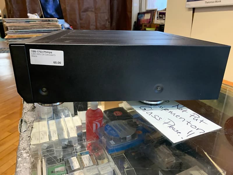 Philips CDC-925 Cd Carousel * 5 Discs - Black | Reverb