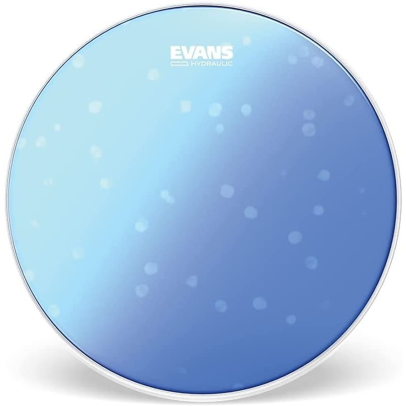 Evans Hydraulic Snare Drum Head 13" w/Translucent Blue | Reverb