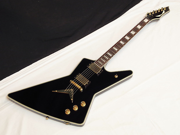 DEAN Z Straight Six electric GUITAR in Classic Black & Gold - | Reverb