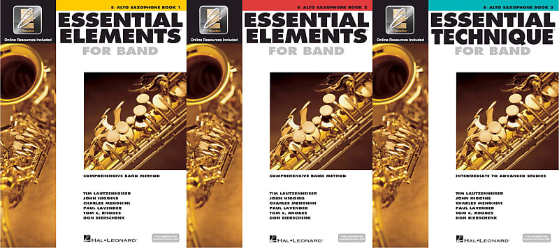 Essential Elements for Band - Eb Alto Saxophone, Books 1-3, 3 | Reverb