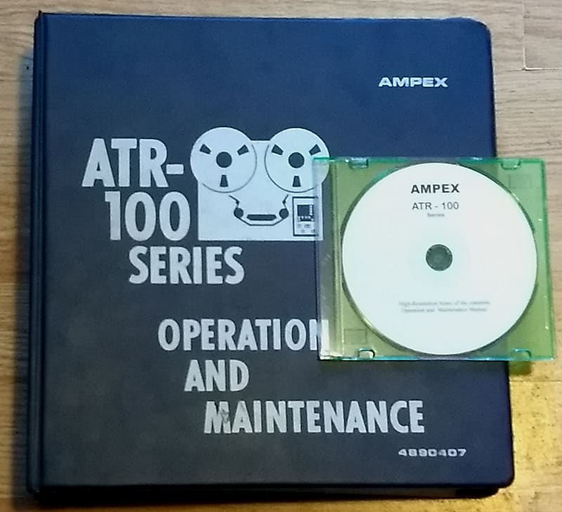 AMPEX ATR-100 Recorder / Reproducer Operation and Maintenance | Reverb