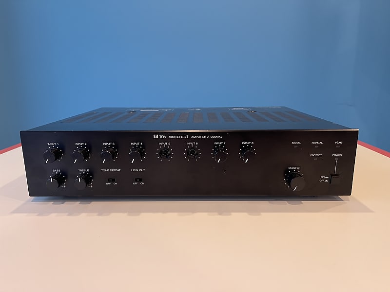 TOA 900 Series Amplifier A-906mk2 - Black | Reverb