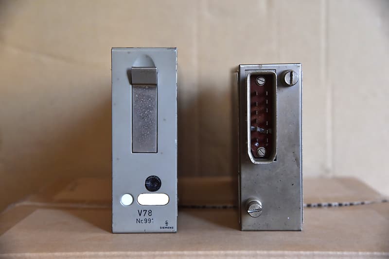 Pair of Telefunken V78 Vintage Mic preamps | Reverb