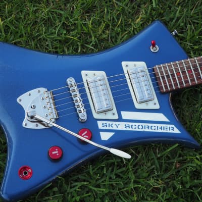 Motander Guitars Sky Scorcher 2022 Blue Metal Flake | Reverb