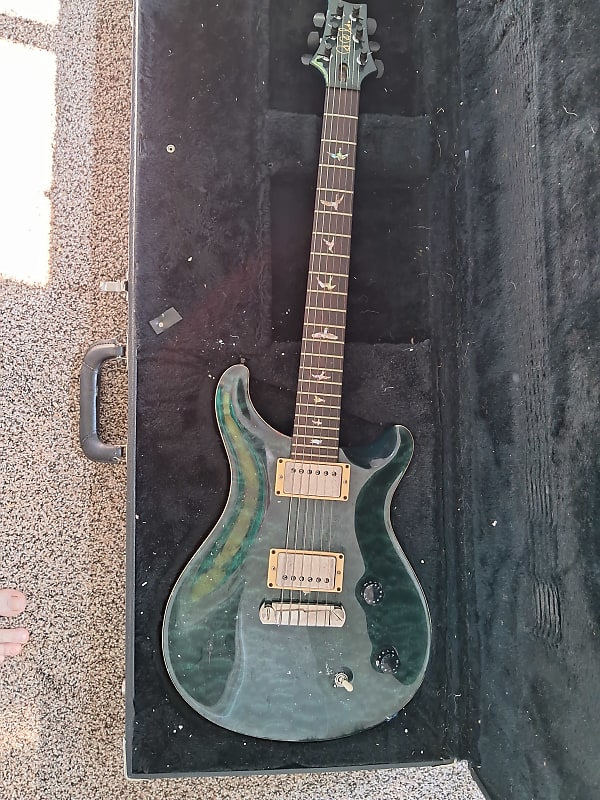 PRS Custom 22 Stoptail and Case 2002 - 2014 - Emerald Green | Reverb