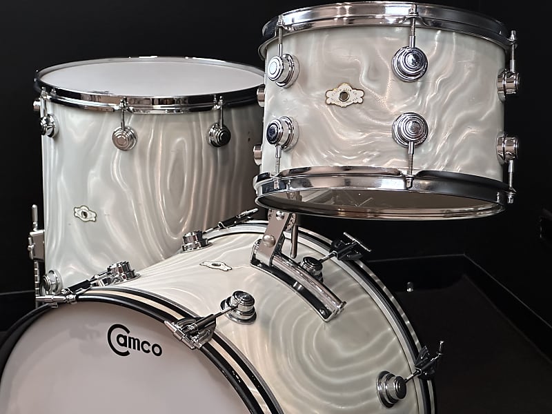 Camco Aristocrat 12/16/20 Oaklawn White Satin Flame (moire) | Reverb