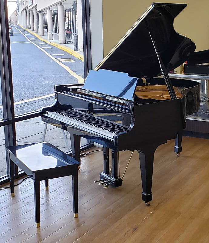 Vintage Kawai KG-2C Baby Grand Piano 1990 Black | Reverb