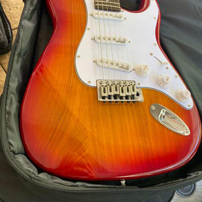 New Indio Cali DLX, Cherry Burst w soft case | Reverb