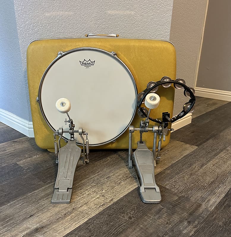 “LUCKY DUCK” busker style suitcase drum by Vintage Suitcase | Reverb