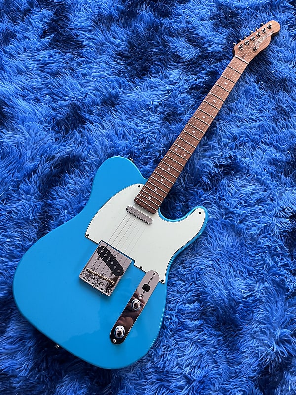 J. Robert Custom Telecaster Style Electric Guitar - Blue | Reverb