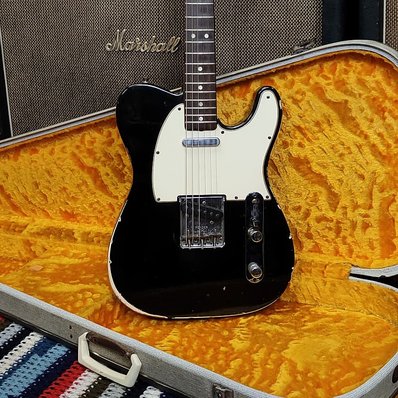Fender Telecaster Rosewood Neck - 1967 - Black | Reverb Canada