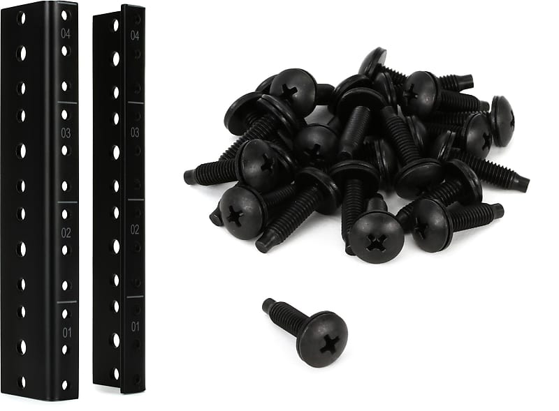 Gator GRW-RACKRAIL-04U Rack Rails - 4U Pair Bundle with | Reverb