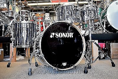 Sonor Prolite Studio 1 Shell Pack 20/10/12/14 Ebony White | Reverb