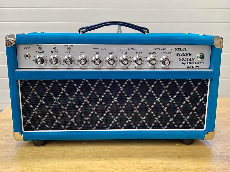 Amplified Nation Steel String Sultan 2019 Turquoise | Reverb Australia