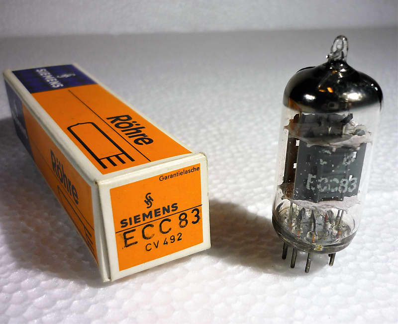 Vintage ECC83 / 12AX7 Siemens Germany 1970, high testing & | Reverb