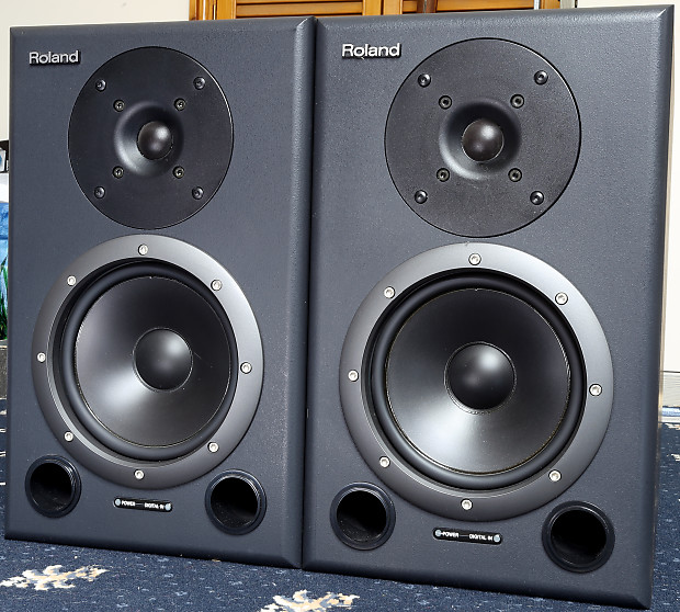 Roland DS-90A Studio Monitors Charcoal Black | Reverb