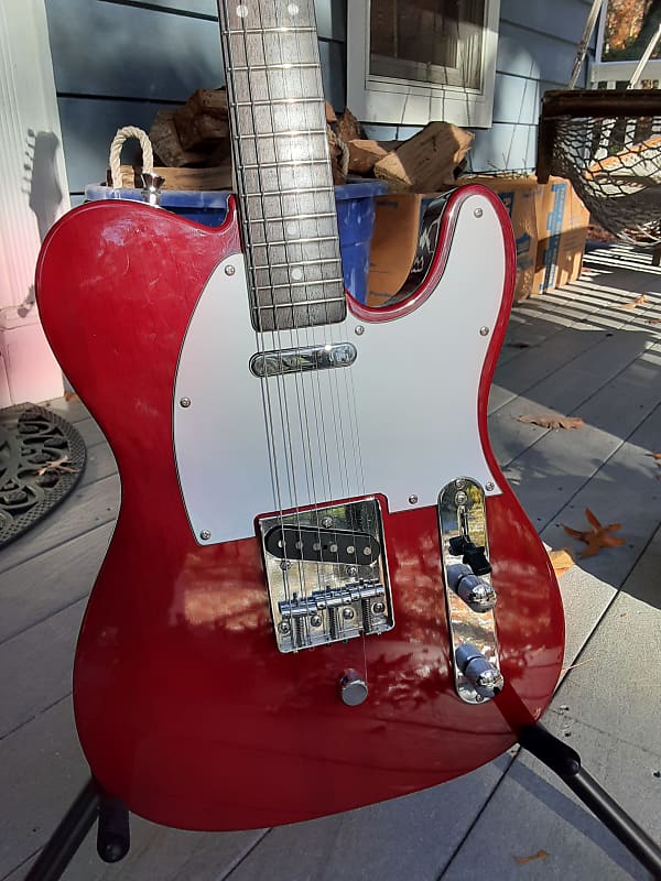 Stagg Telecaster with Custom B-bender, Lollar pickups, and | Reverb