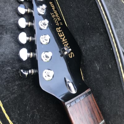 Kramer Striker 400st Rhoads V w orig Floyd Rose 1986 black | Reverb