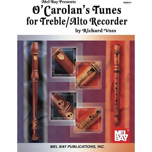 O'Carolan's Tunes for Treble/Alto Recorder Richard Voss | Reverb