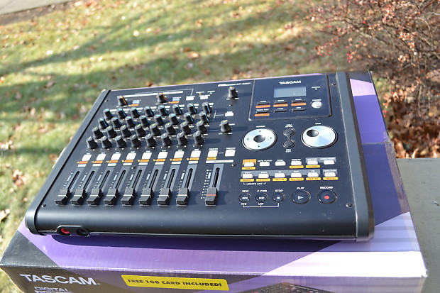 Tascam Portastudio DP-02CF Digital 8 Track Recorder With Box, | Reverb