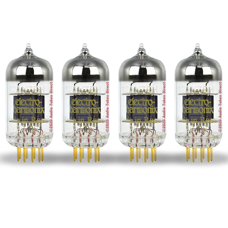 4 New Electro-Harmonix 12AX7 Gold Pin Preamp Tubes | Reverb