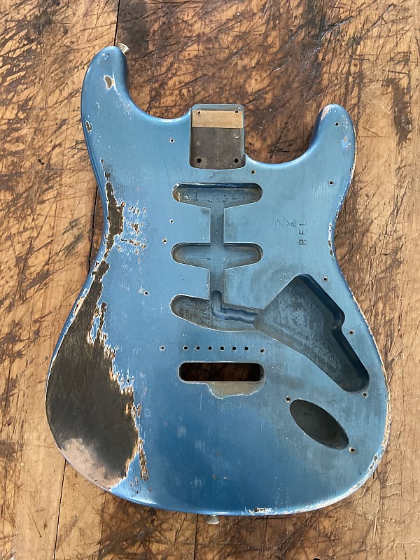 Fender Custom Shop 61 Stratocaster Relic Body - Relic Lake | Reverb