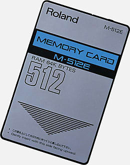 Roland M-512E Memory Card with new battery | Reverb