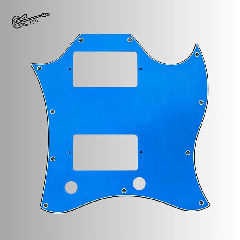 Blue SG Standard Guitar Pickguard-Blue | Reverb