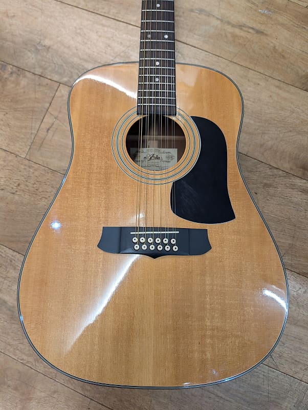 Aria AW 200 T 12 String Acoustic Circa 1989 - Natural Gloss | Reverb