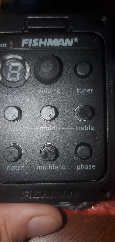 OEM Fishman 301 Presys Blend Preamp 2020 Black | Reverb