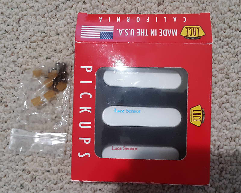 Lace Lace Sensor Set- Blue, Silver, Red 2015 White | Reverb