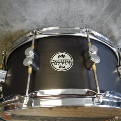 PDP Concept Maple Snare 2019 Cherry red to black sparkle fade | Reverb