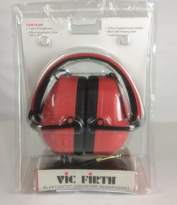 Vic Firth VXHP0012 Bluetooth Isolation Headphones | Reverb