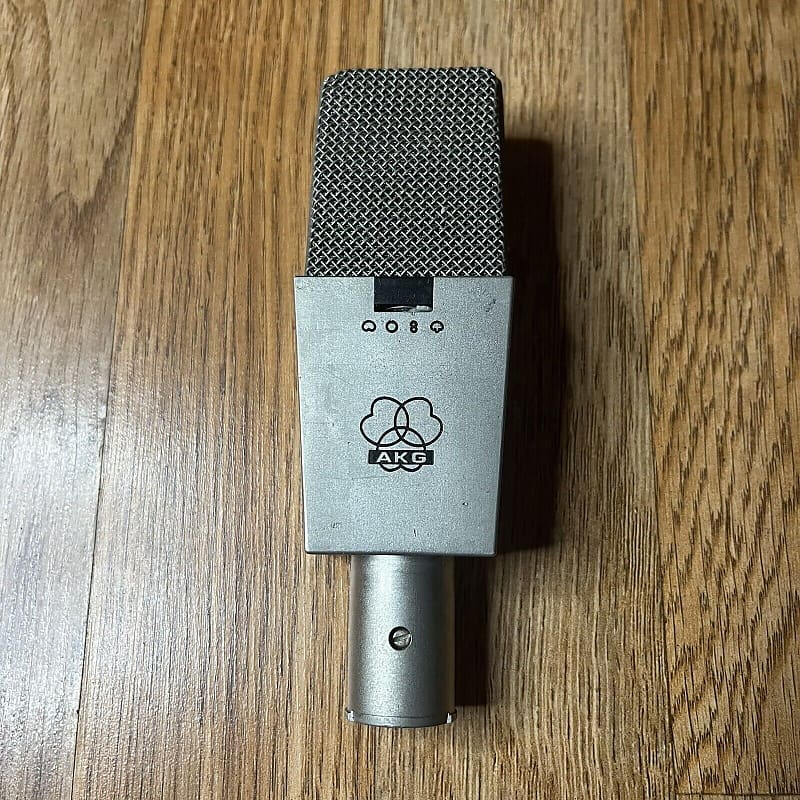 Vintage AKG C414 EB Silver Large Membrane Multi Pattern | Reverb