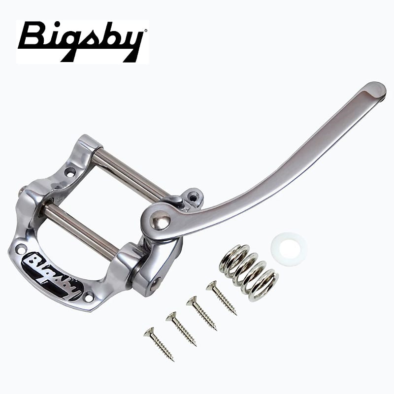 NEW Bigsby® B5 Tremolo Vibrato Tailpiece Polished Aluminum | Reverb